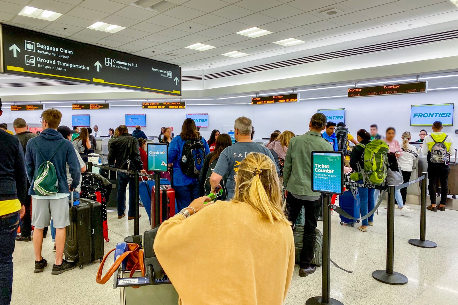 Flight review: What it's like to fly Frontier, Miami to Newark - The ...