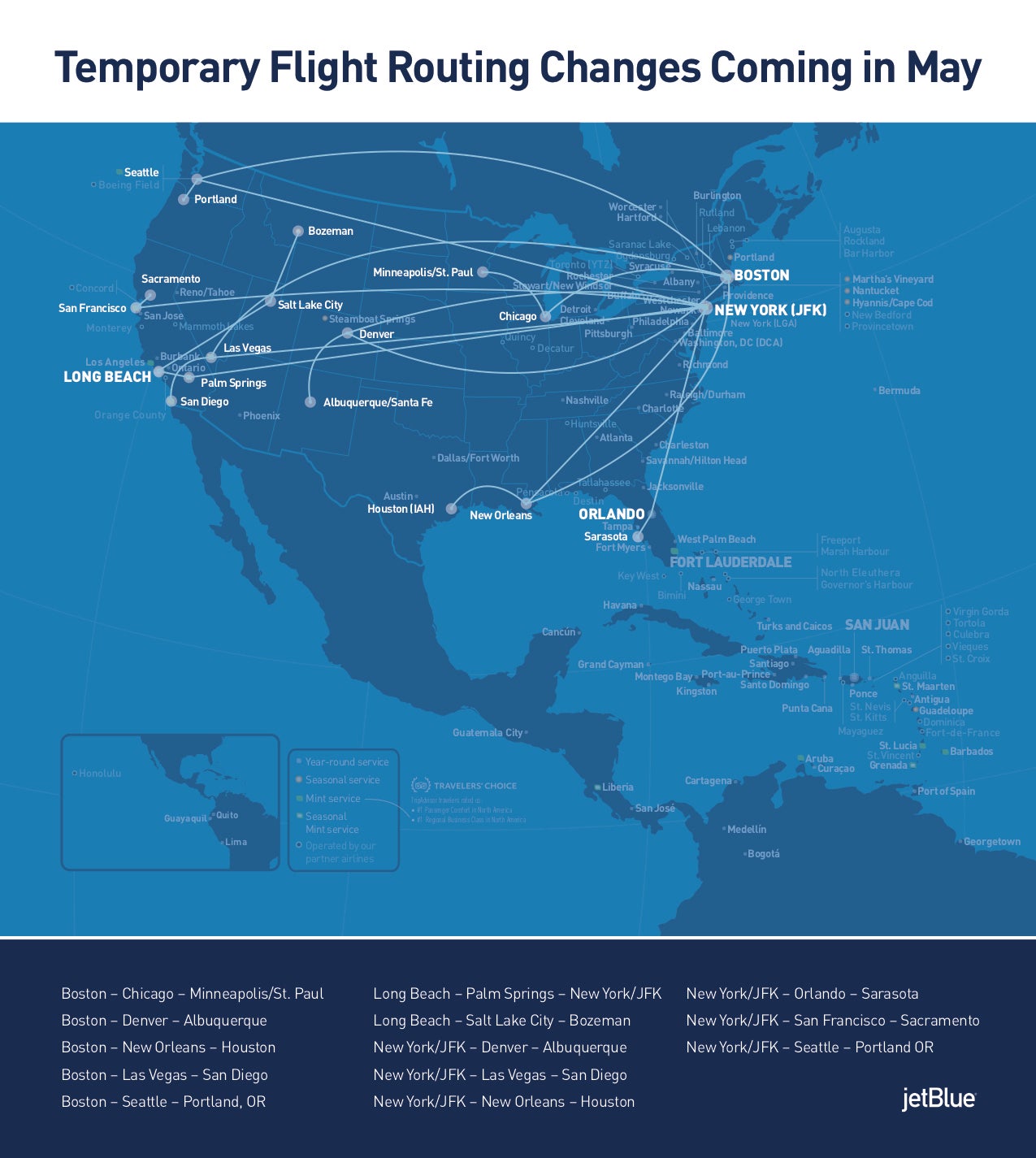 Spirit plans circle routes to 14 cities across US