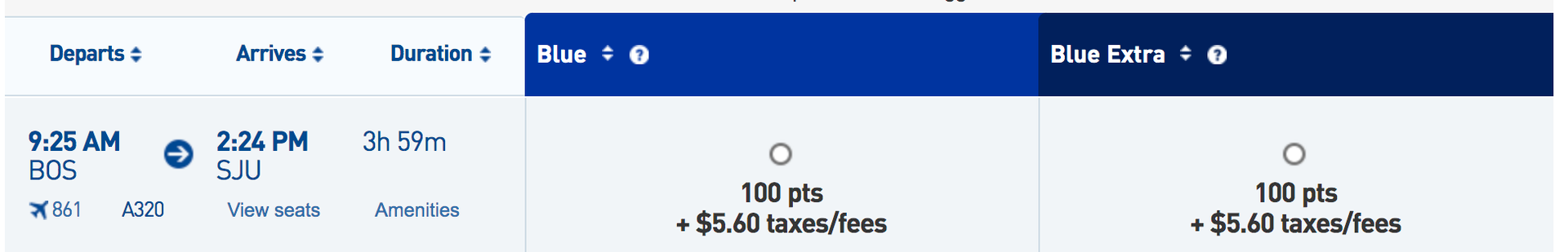 Insane deal: 200 JetBlue points from Boston to Puerto Rico, round-trip ...