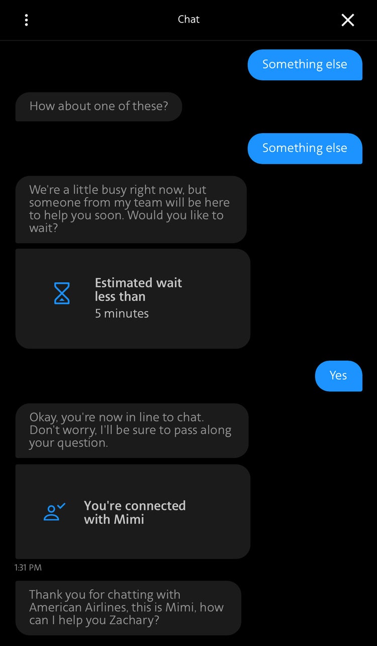 American and United now let you text to chat with an agent - The Points Guy