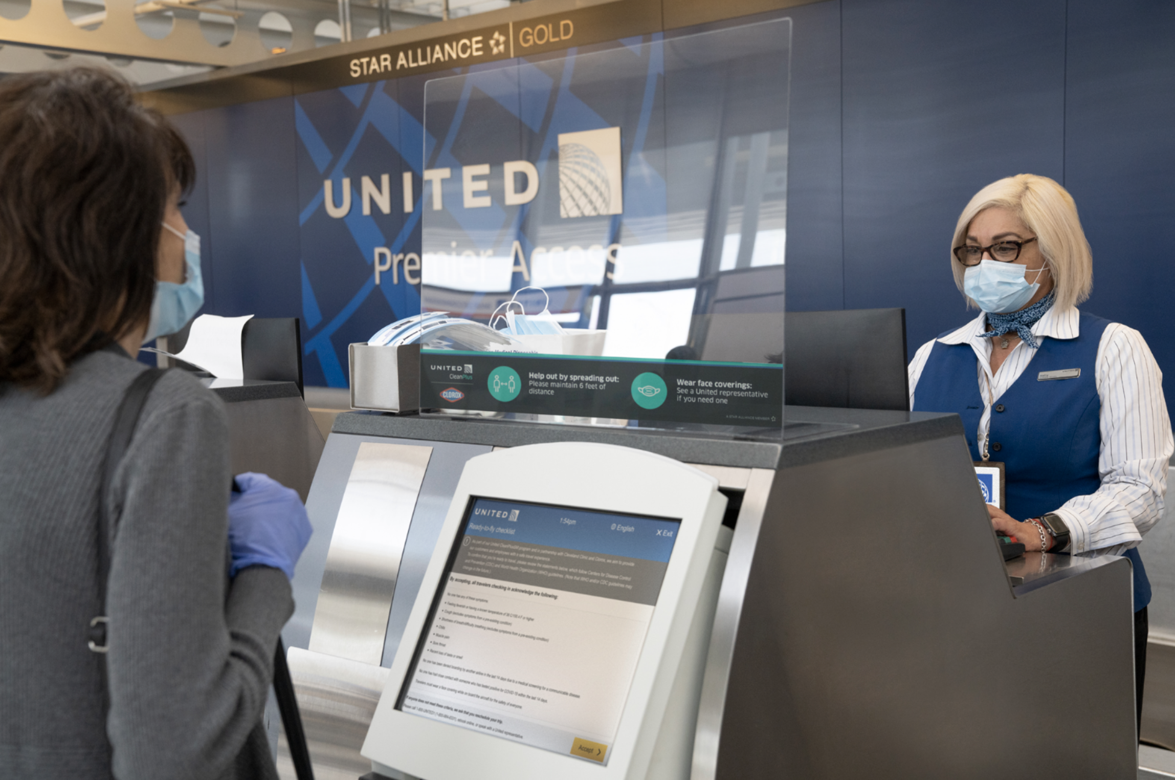 United Airlines now requires health acknowledgement during check-in ...