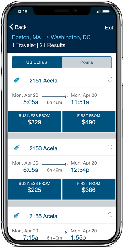 You can now avoid crowds for train departures with the Amtrak app