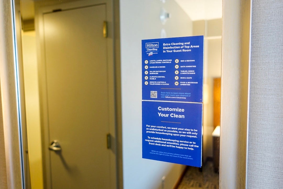 An inside look at how Hilton is cleaning hotel rooms between guests ...