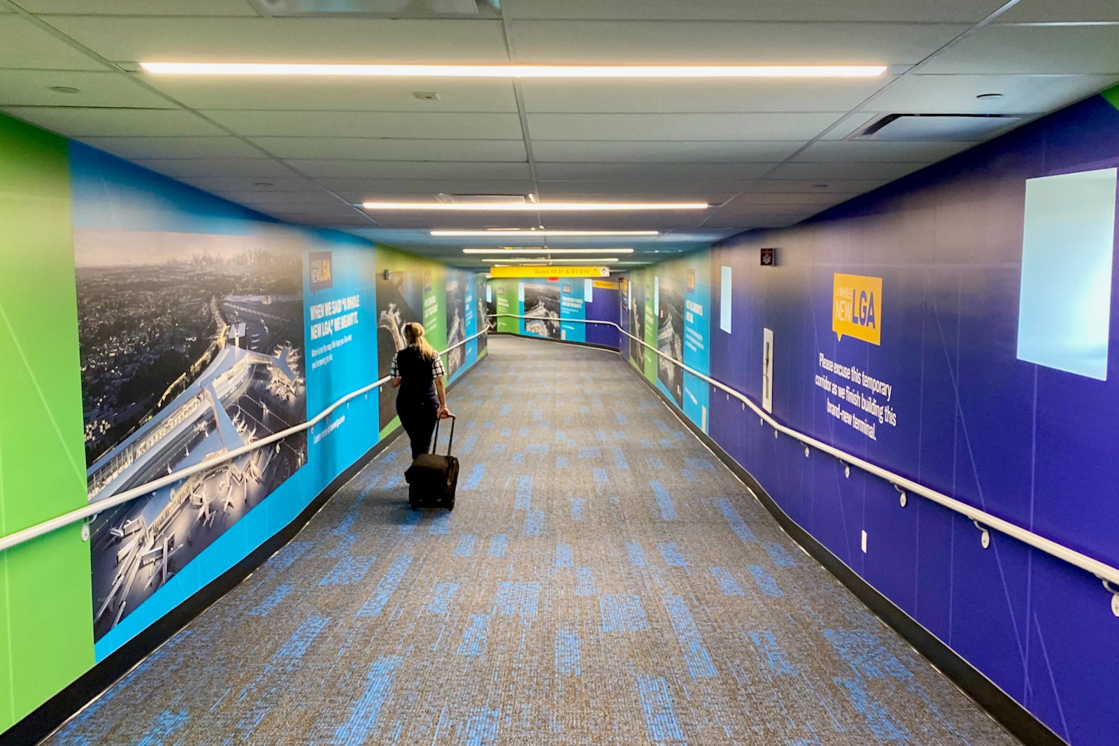 The final piece of the transformed LaGuardia Terminal B is now open ...