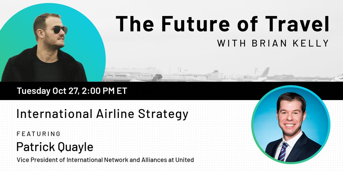 Register for Future of Travel webinar with Vice President from United ...