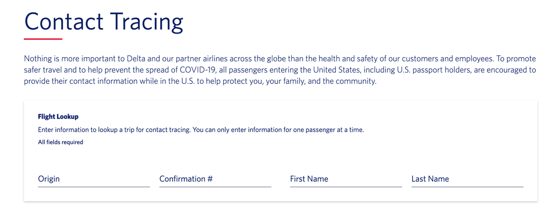 Delta's latest anti-coronavirus measure is contact tracing - The Points Guy