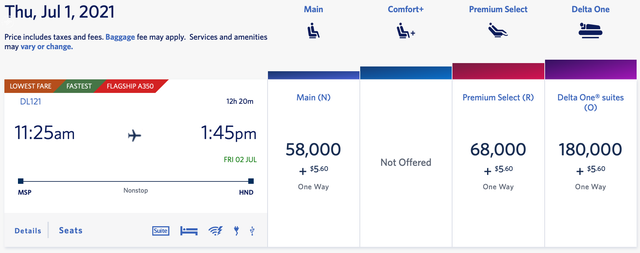 Fly Delta One Suites to Asia next summer with wide-open award space ...