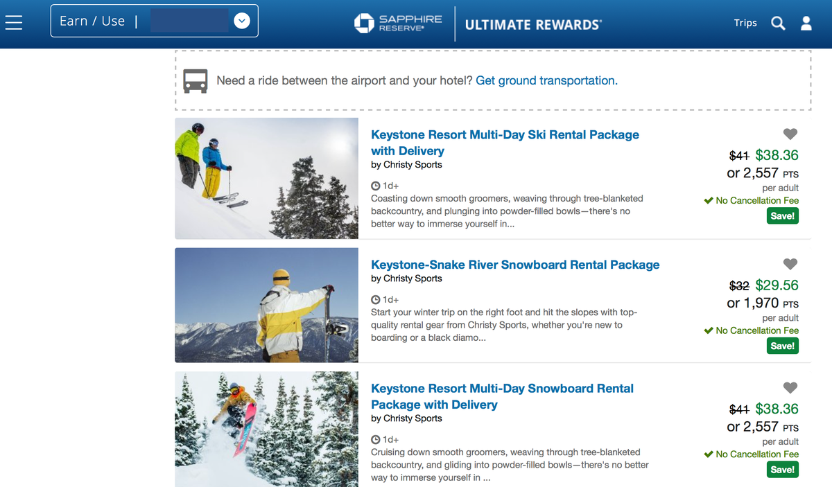 Using Chase Ultimate Rewards Points for Activities - The Points Guy