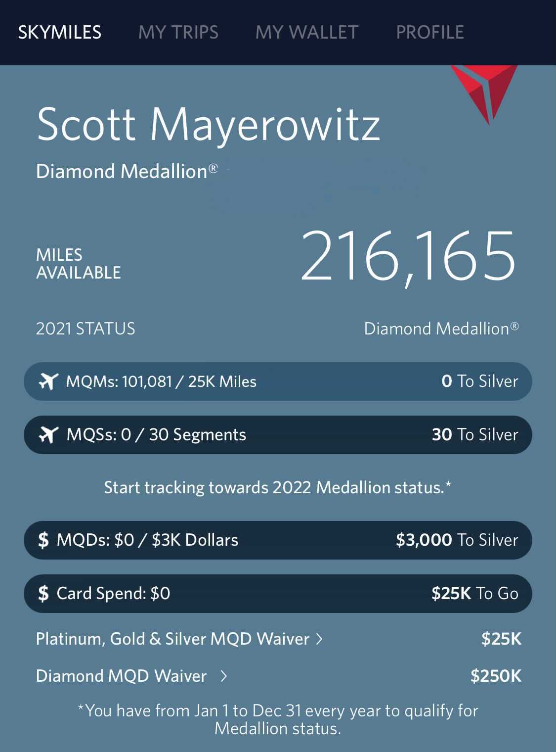 Delta Medallions, don't panic: The 2021 rollover has already started ...