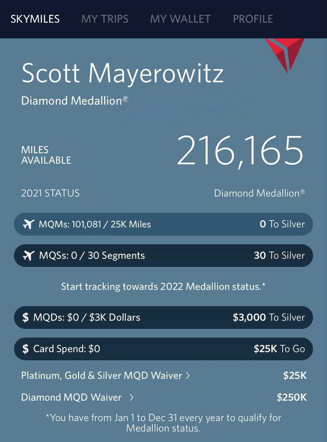 Delta Medallions, don't panic: The 2021 rollover has already started ...