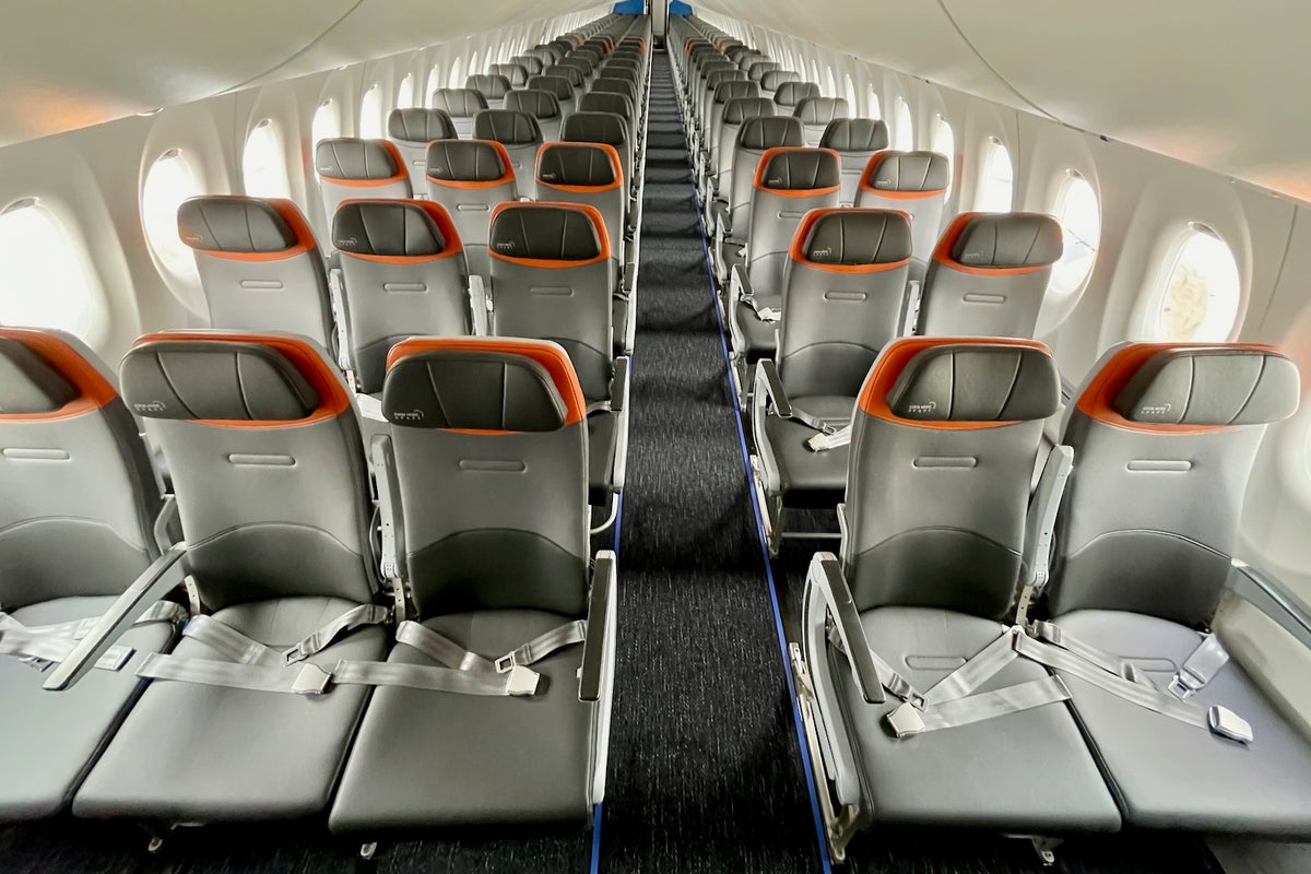 First look inside JetBlue's swanky new Airbus A220 - The Points Guy