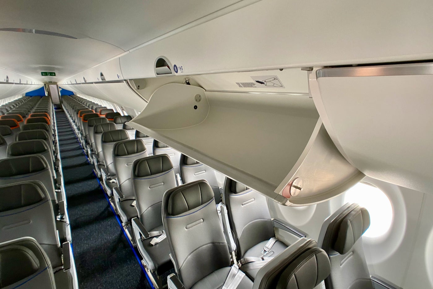 First look inside JetBlue's swanky new Airbus A220