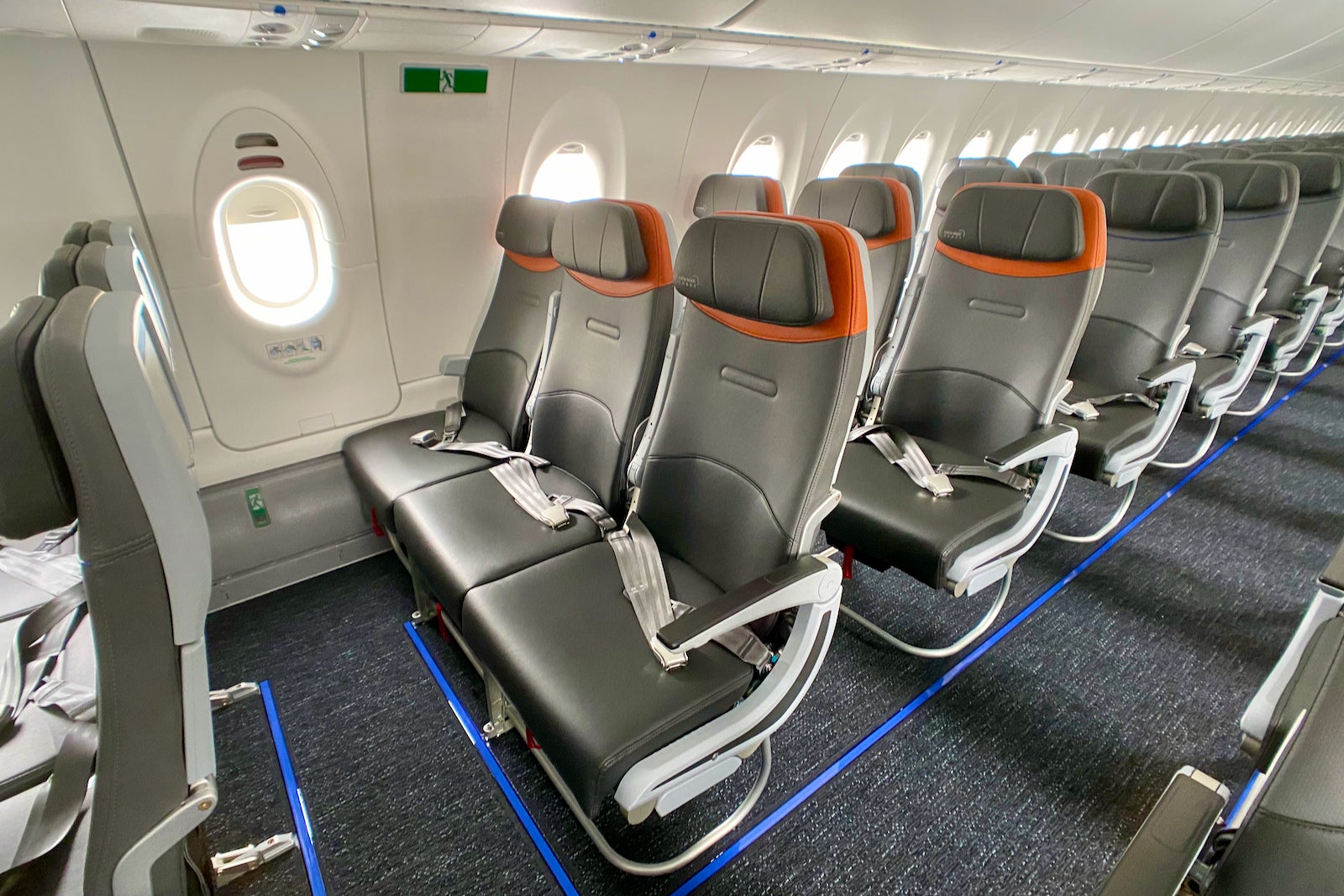 First look inside JetBlue's swanky new Airbus A220 - The Points Guy