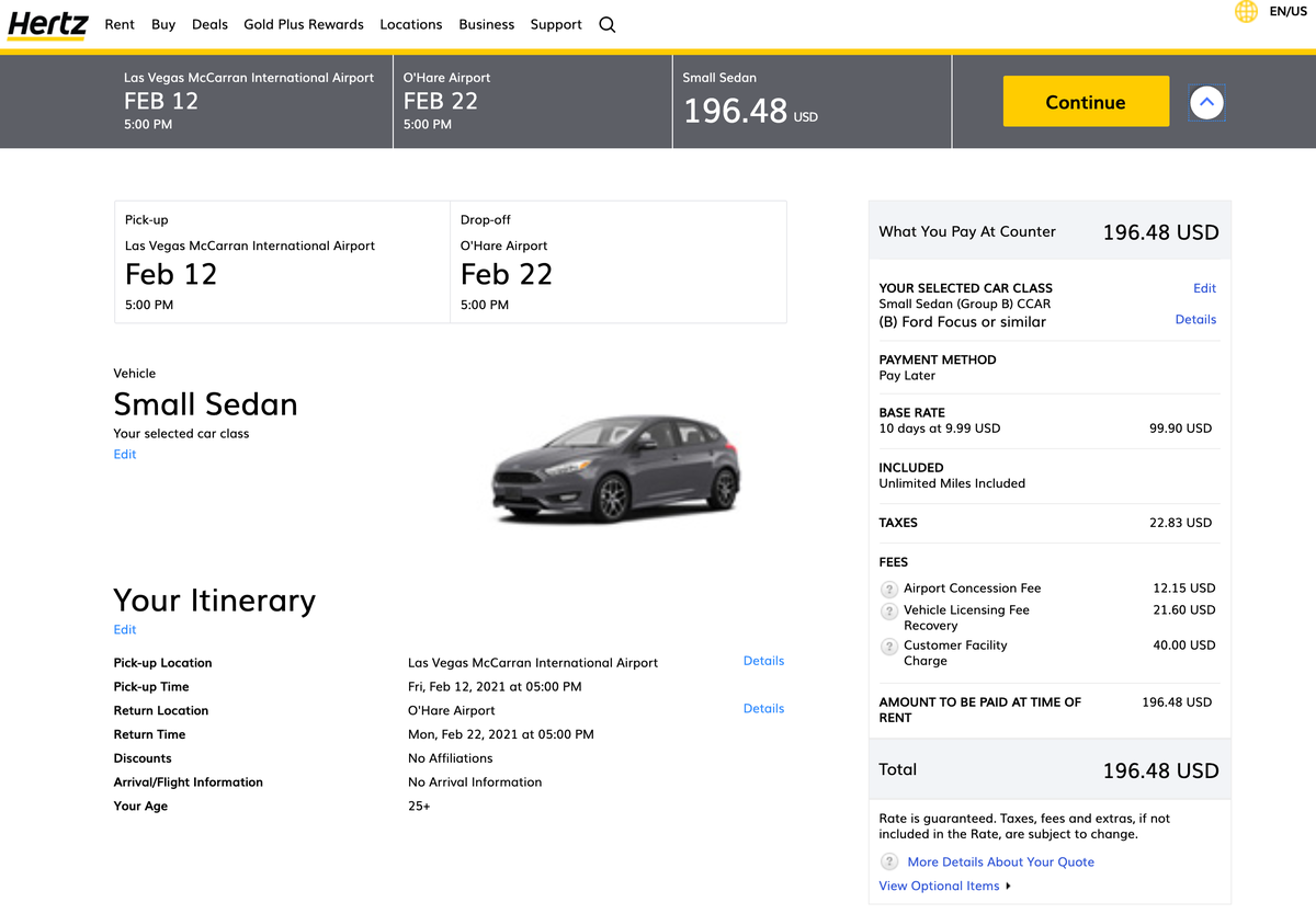 Deal alert: Book a one-way Hertz car rental from $10/day - The Points Guy