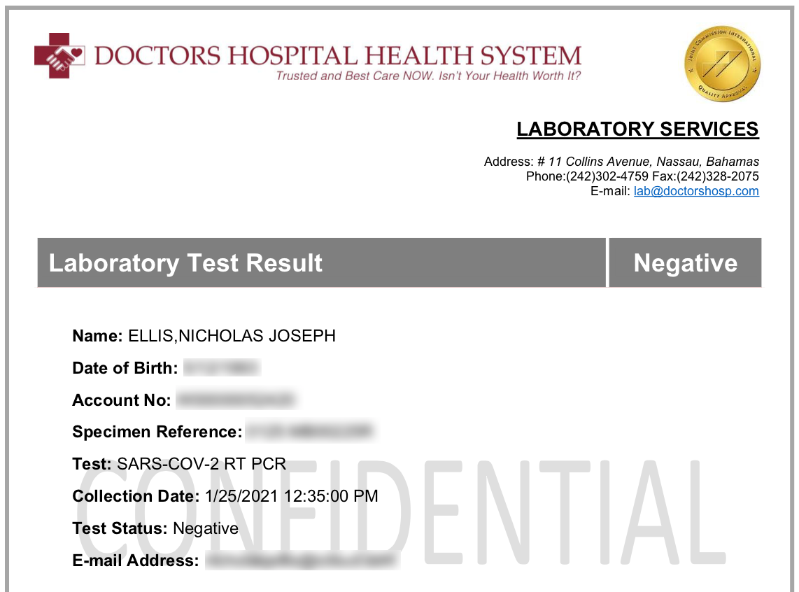 Flying home on the first day of the US' new negative-test requirement ...