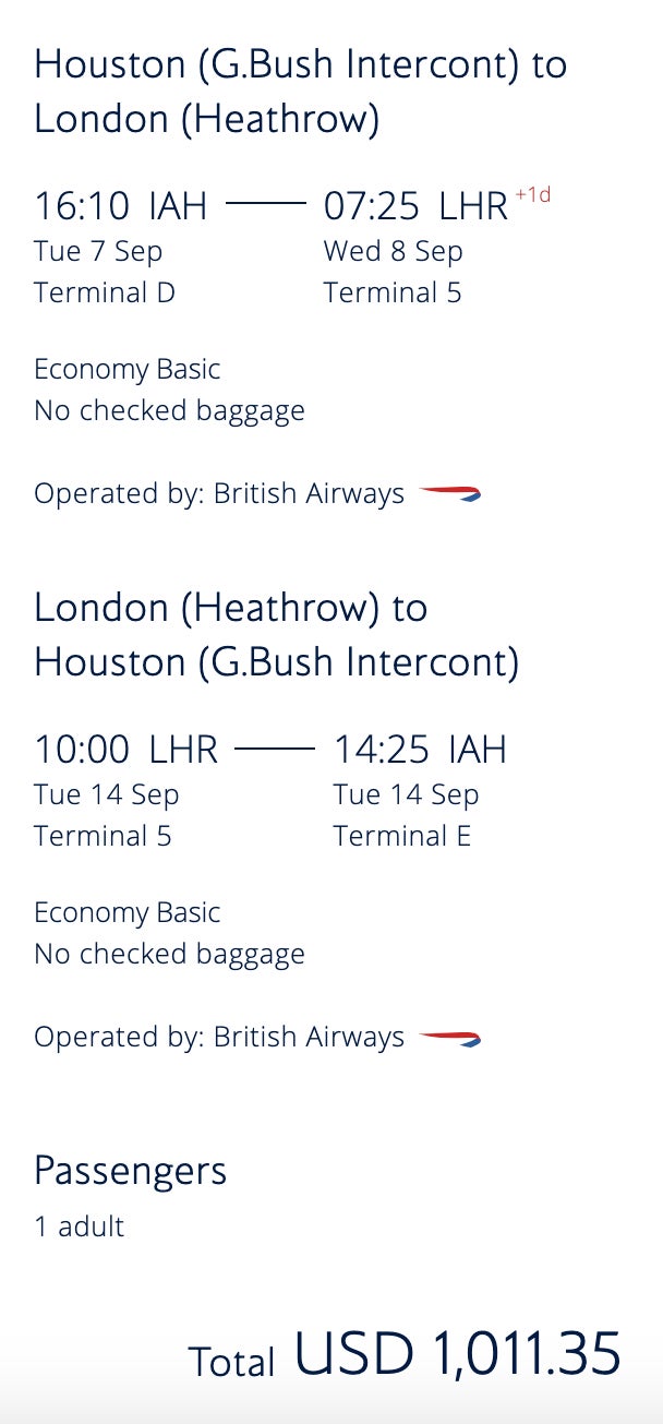 When to Use the British Airways Travel Together Ticket - The Points Guy
