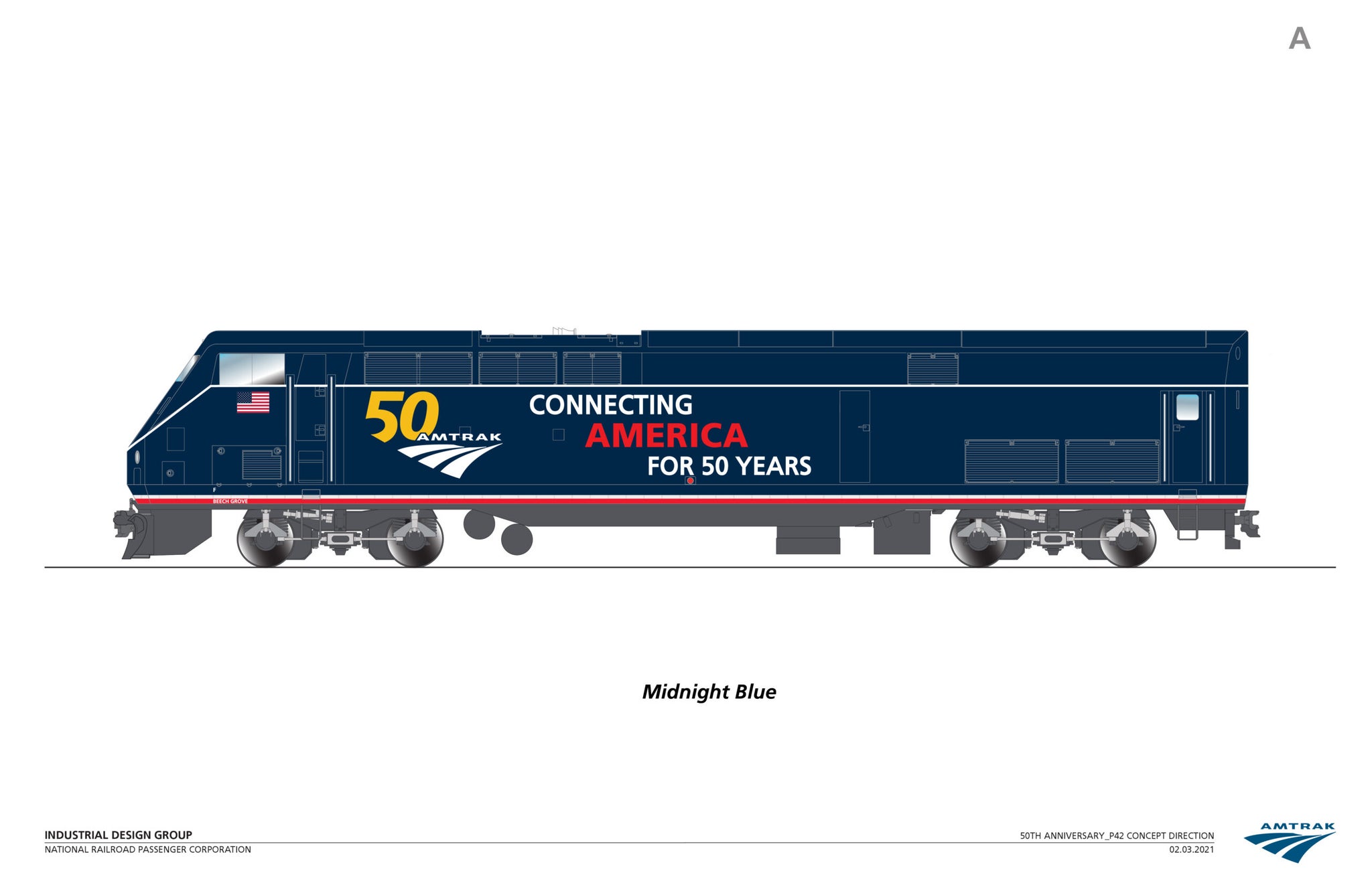 Trainspotter delight: Amtrak to unveil 6 special liveries for 50th ...