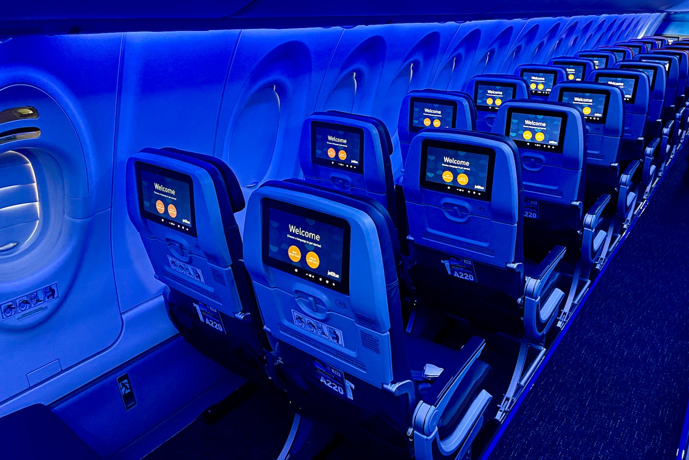 Inside JetBlue's Airbus A220-300 inaugural flight