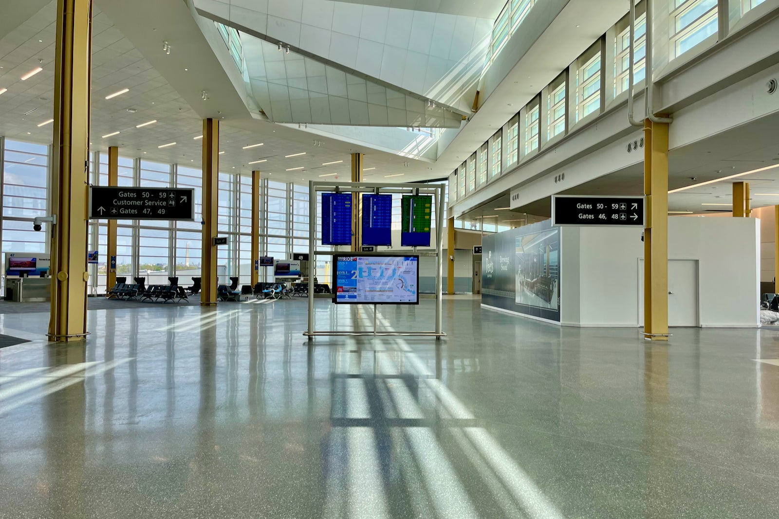 First look: New concourse at Washington D.C.'s Reagan National airport ...