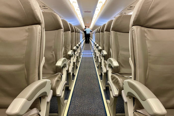First look and where to sit when flying Breeze Airways’ Embraer 195