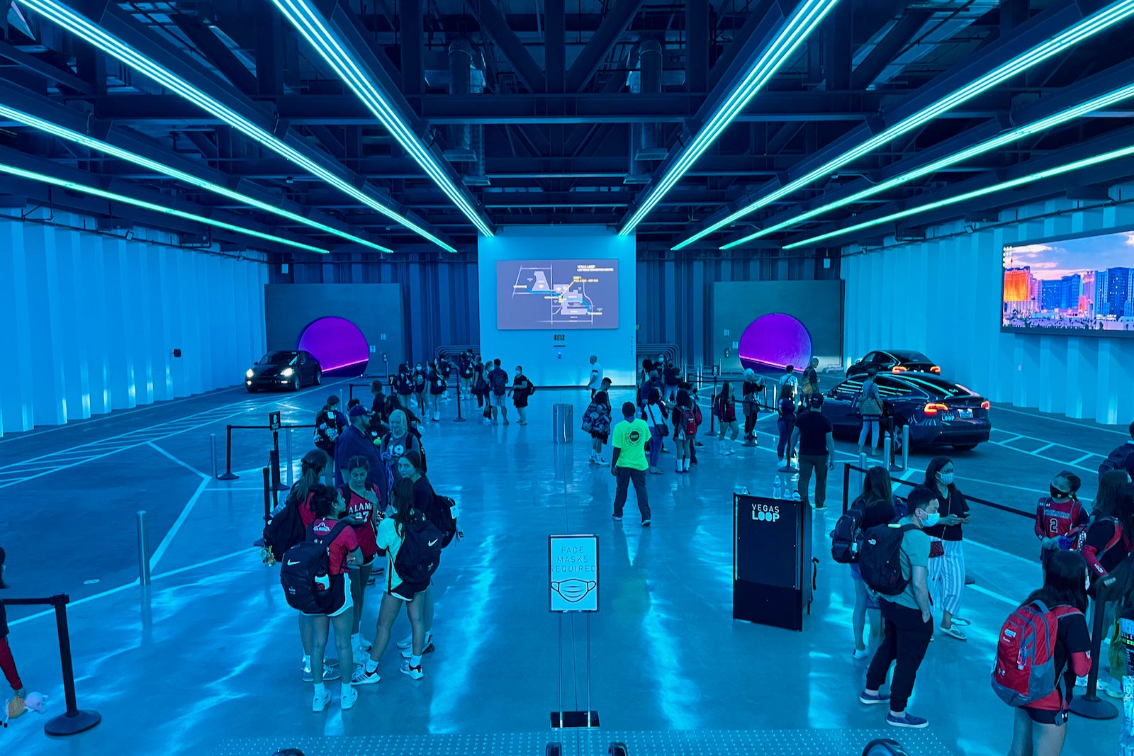 A Tesla party: The 3-station Las Vegas Loop that's revolutionizing how ...