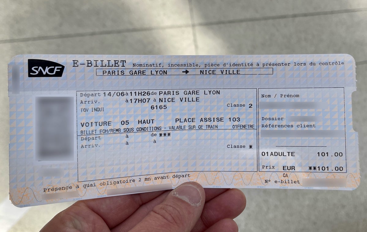 My experience riding French high-speed rail during the pandemic - The ...