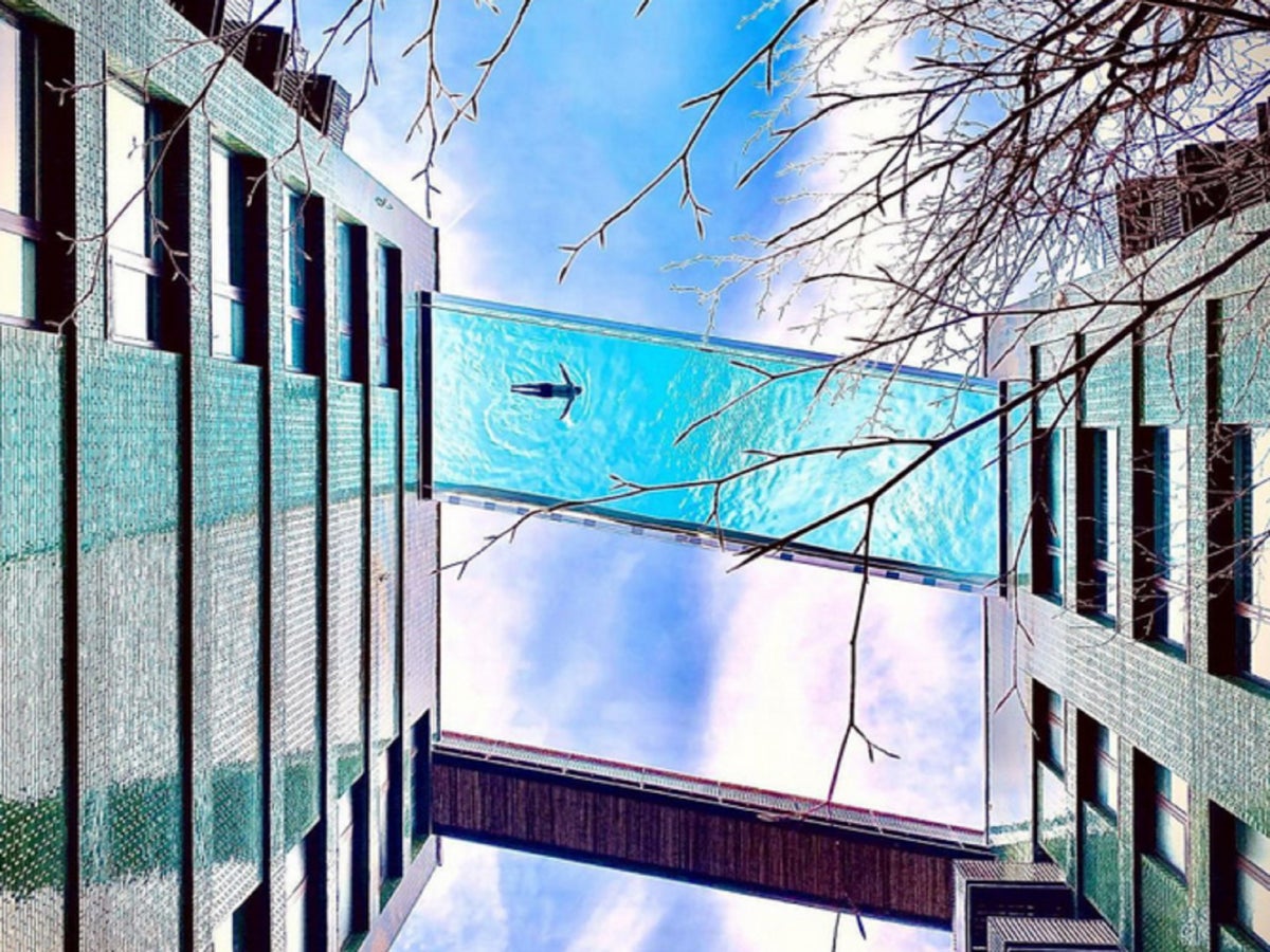 Why this new see-through pool is the most exclusive in London - The ...