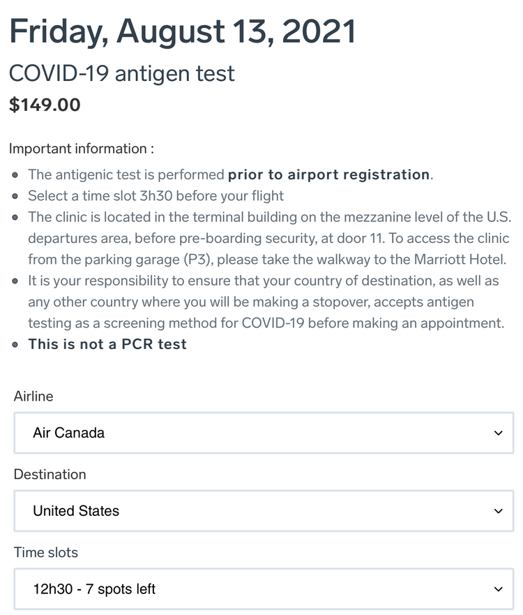 My experience getting a COVID-19 test at the airport in Canada - The ...