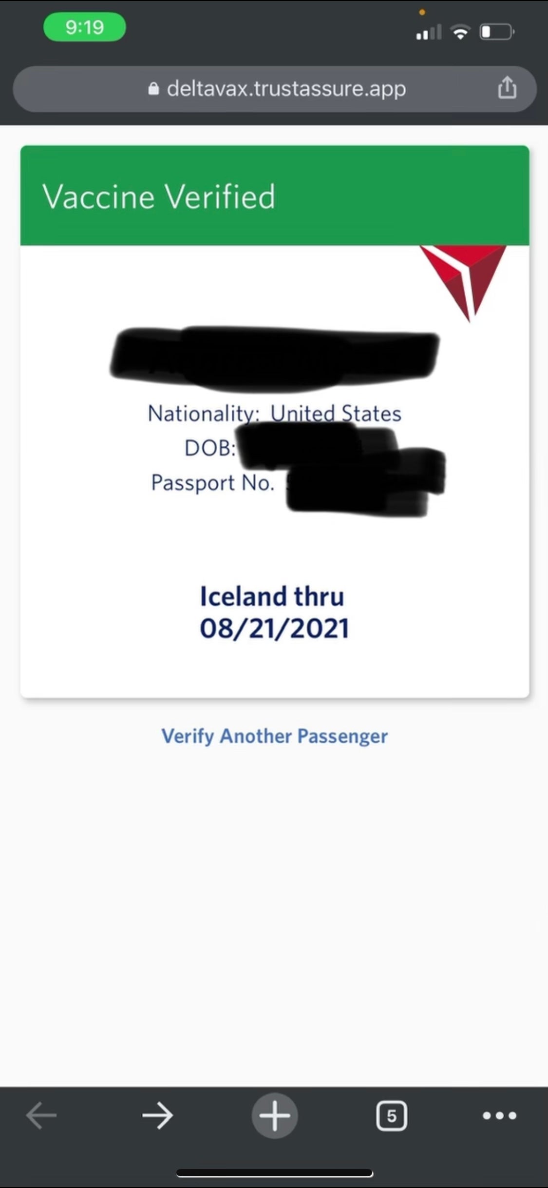 New Delta tool lets passengers upload vaccine cards ahead of their ...