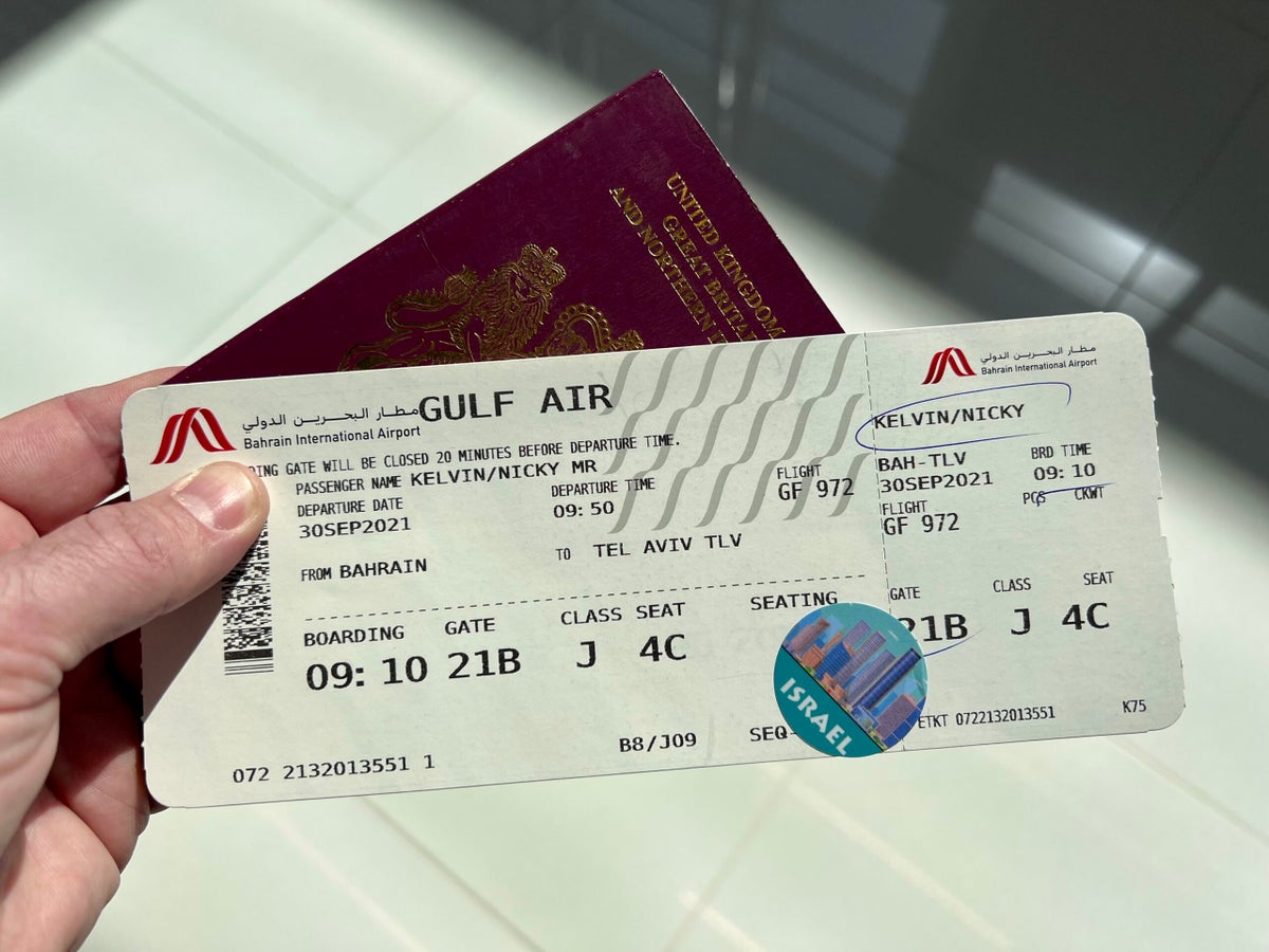 On board the historic inaugural Gulf Air flights between Bahrain and ...