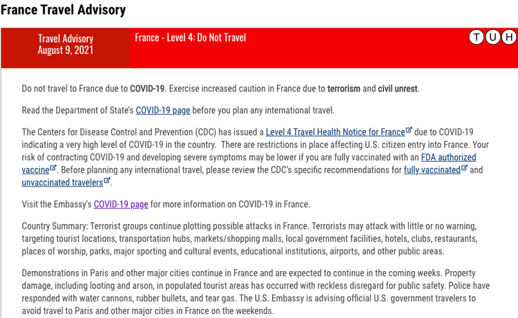 The difference between CDC and State Department travel warnings - The ...