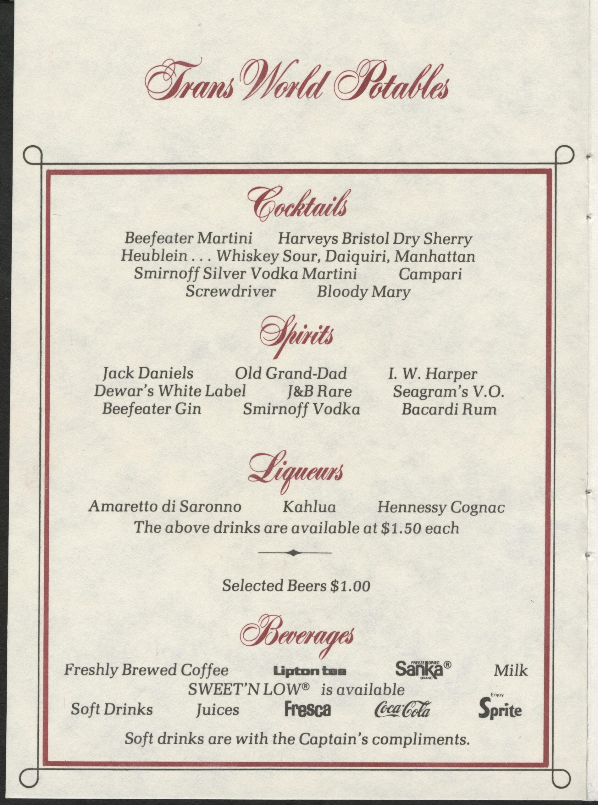 Check out US airline menus from the 1970s - The Points Guy - The Points Guy