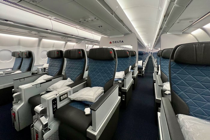 Inside Delta’s retrofitted Airbus A330 with fancy cabin upgrades