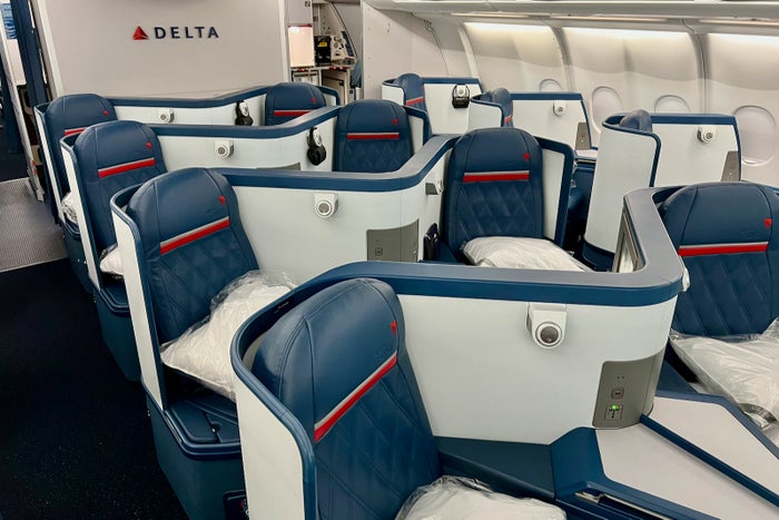 Inside Delta’s retrofitted Airbus A330 with fancy cabin upgrades