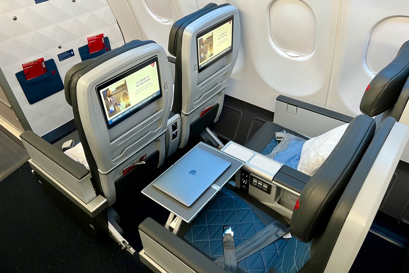 Inside Delta’s retrofitted Airbus A330 with fancy cabin upgrades