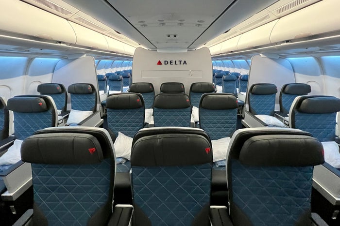Inside Delta’s retrofitted Airbus A330 with fancy cabin upgrades