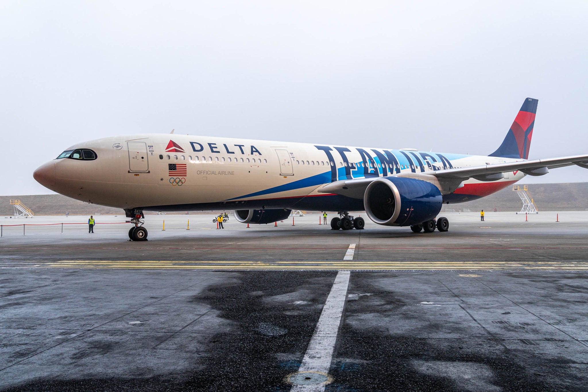 Delta Air Lines reveals special Olympics livery for Team USA on A330 ...