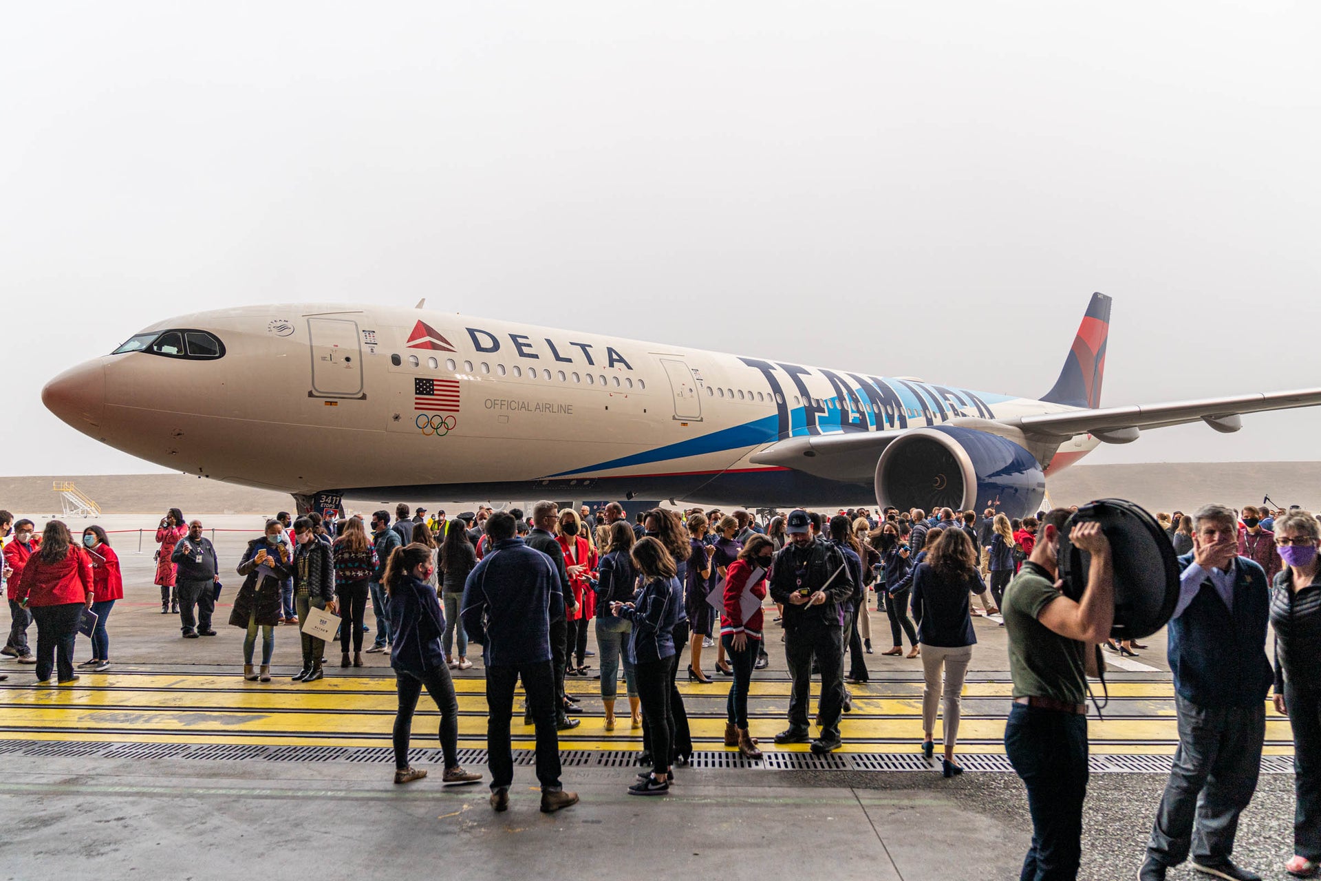 Delta Air Lines reveals special Olympics livery for Team USA on A330 ...