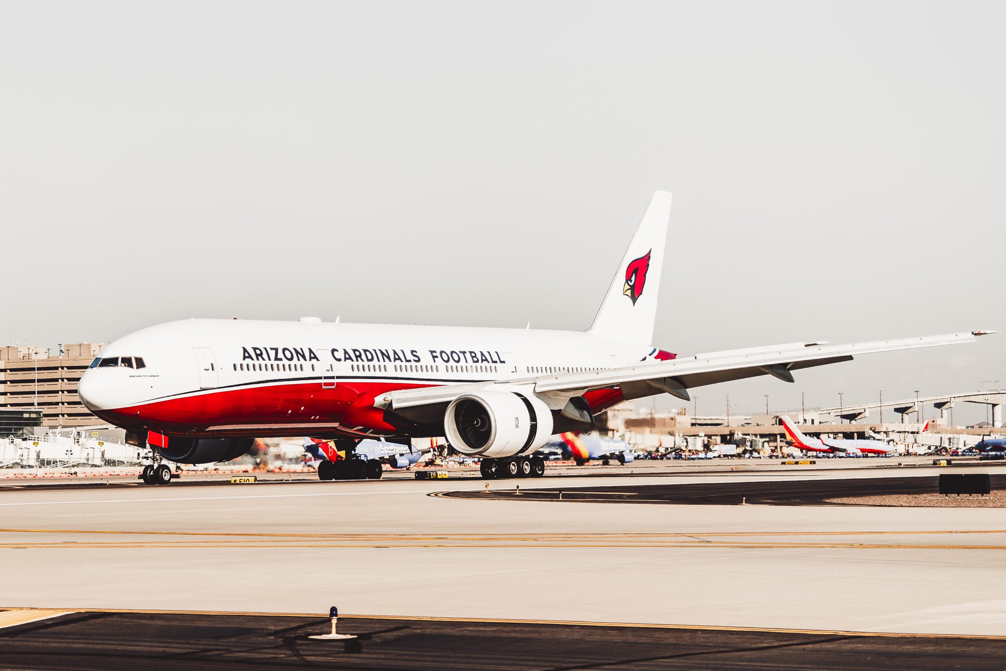 Arizona Cardinals unveil sleek team jet: a Boeing 777 - The Points Guy