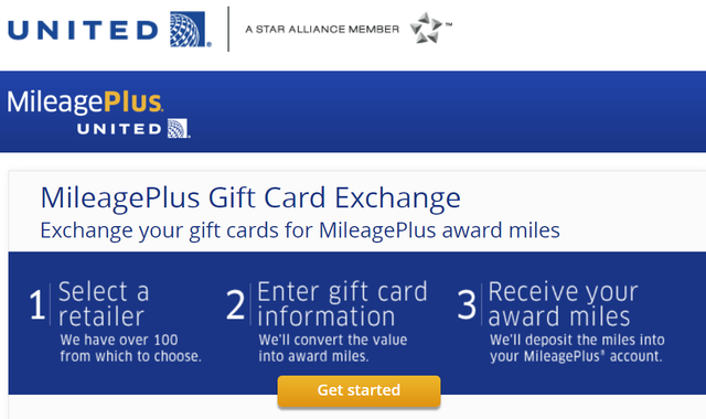 How to Redeem Gift Cards for United MileagePlus Miles - Travel Tales ...