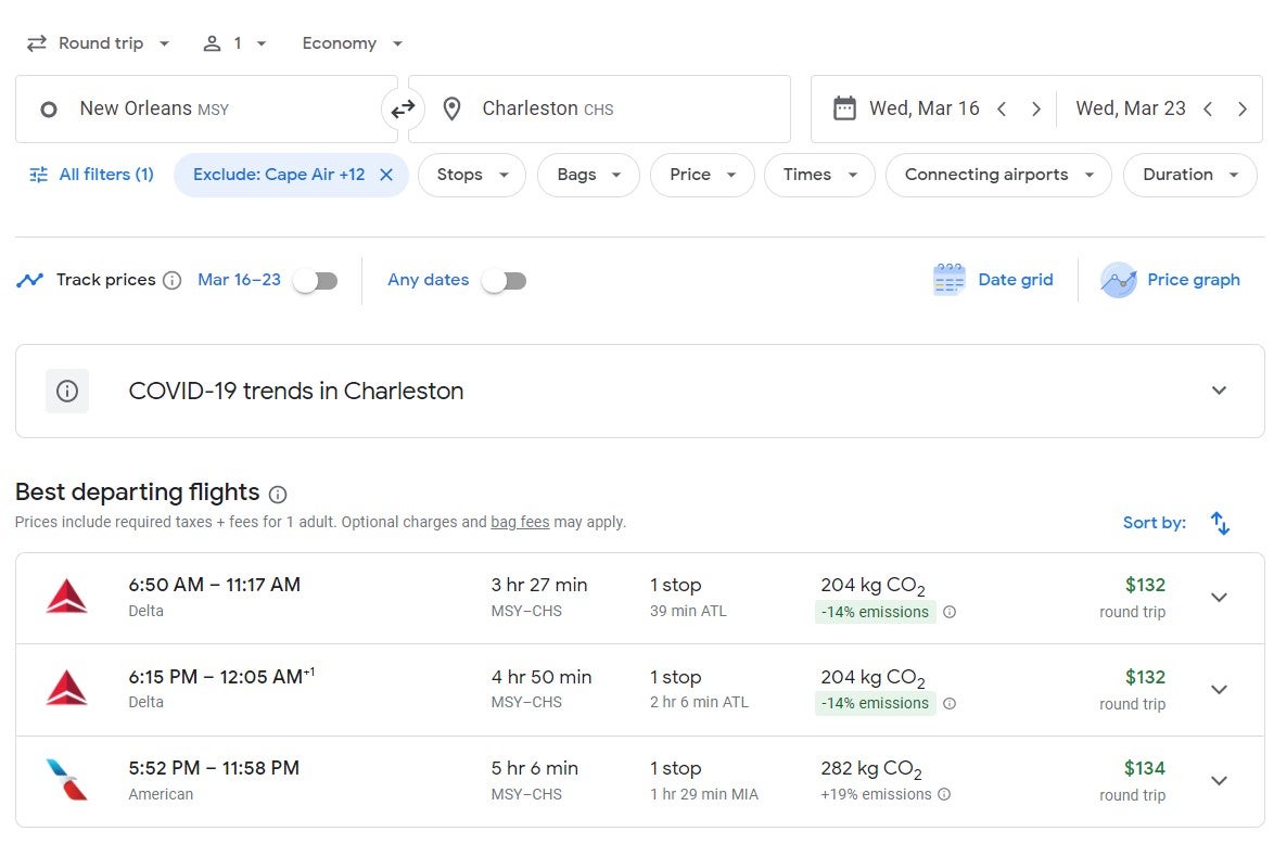 Deal Alert: Charleston flights from $98 - The Points Guy