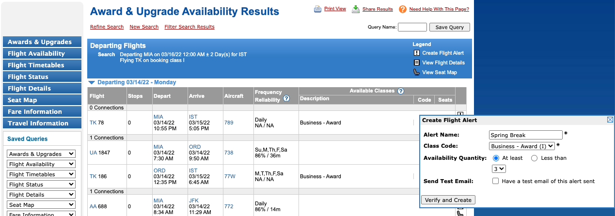 Using ExpertFlyer to find a new flight after a schedule change - The ...