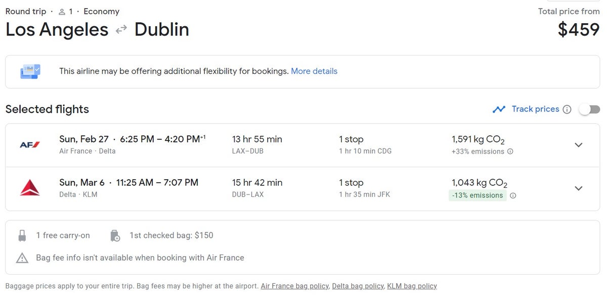 Deal alert: Flights to Dublin from under $450 round-trip - The Points Guy