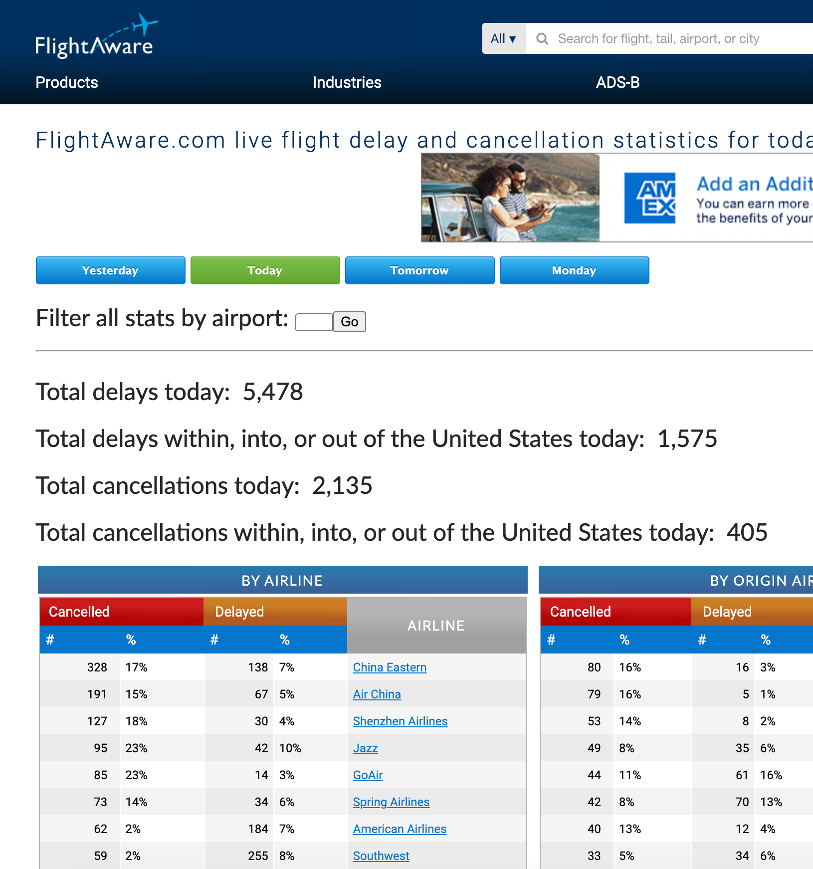 405 flights canceled today, but numbers falling; Is the worst over for ...