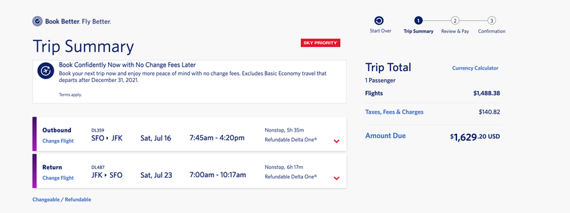 Use your Delta companion certificates to fly domestic Delta One - The ...