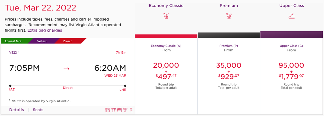 Virgin Red added to Capital One's list of transfer partners - The ...