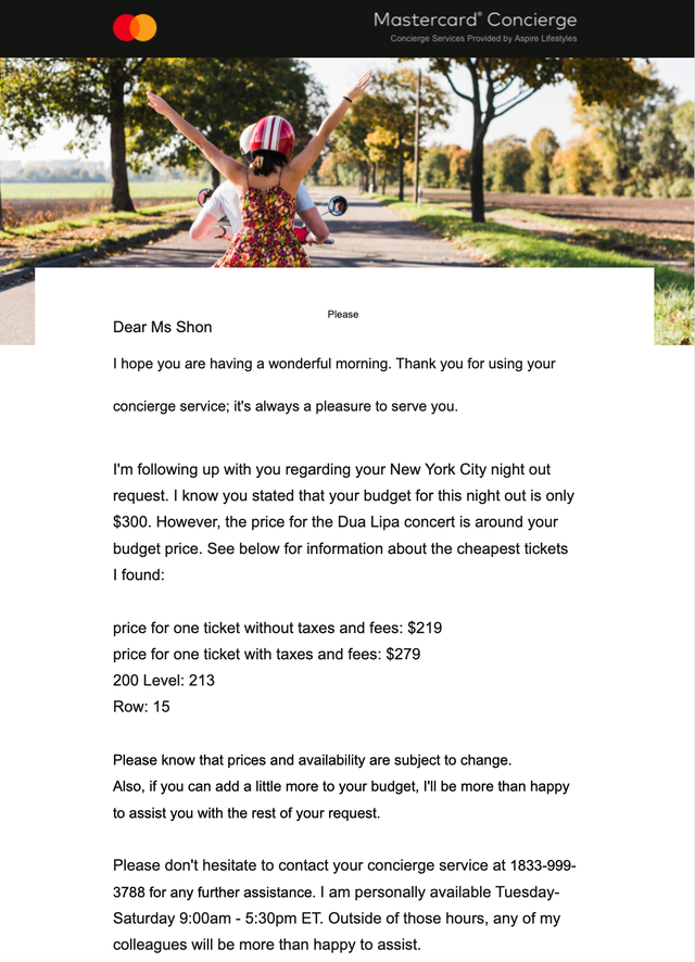 The ultimate credit card concierge test: 3 cards, $300 and 1 night in ...