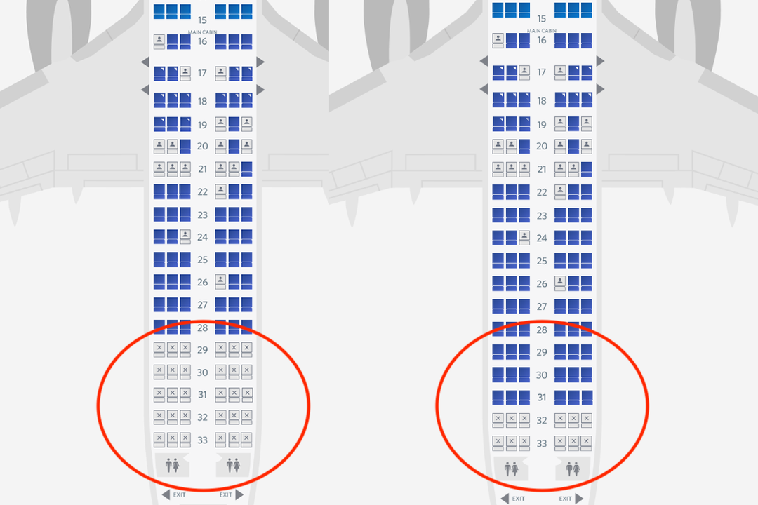Delta now has 'dynamic' seat maps that automatically block rows for ...