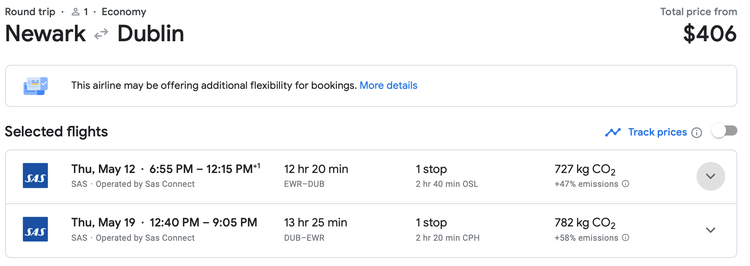 Ireland flights round-trip sale - The Points Guy