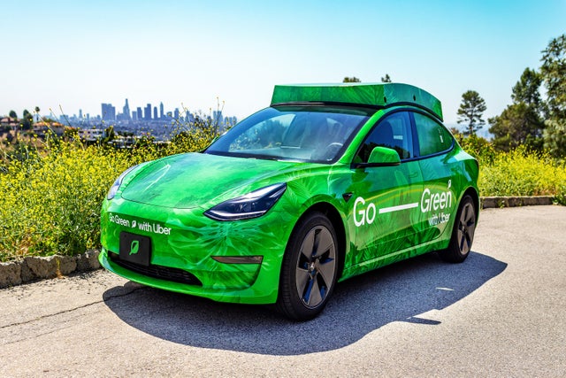 You'll soon be able to book Uber Green electric car rides without a ...